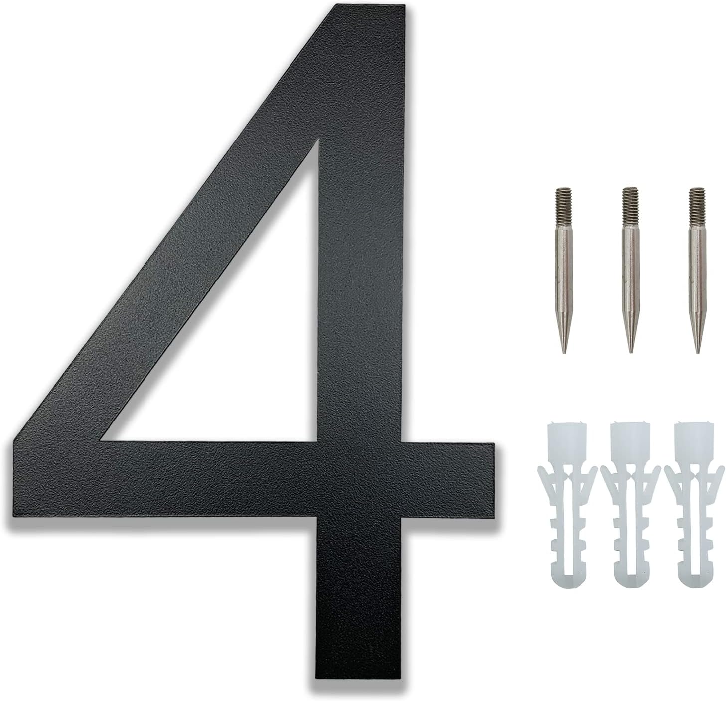 Amazon.com: 8 Inch Modern House Numbers for Outside, Large Floating ...