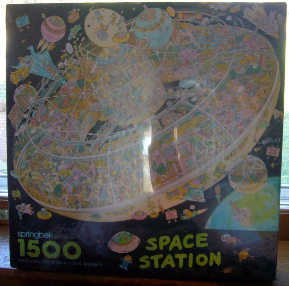 Amazon.com: Space Station Springbok Puzzle 1500 Pieces Bob Martin ...