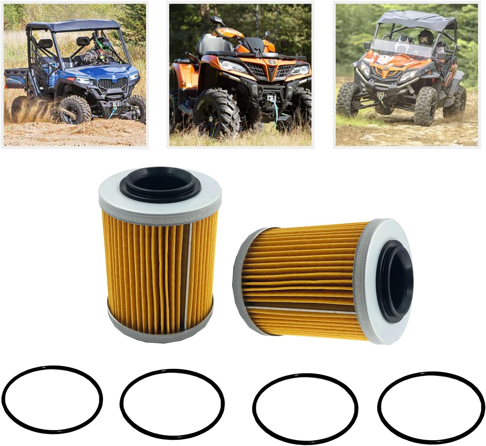 Amazon.com: QYMOTO CFMOTO Oil Filter and Oil Filter O Ring for UTV ATV ...