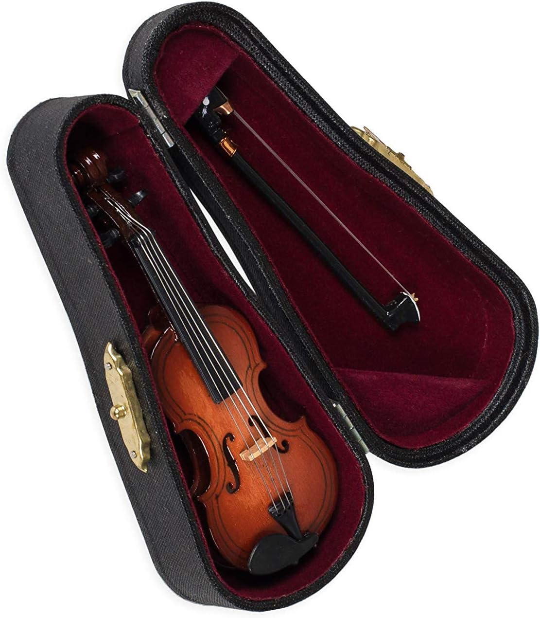 Amazon.com: Broadway Gift Co. Violin Miniature Replica Mahogany Tone 1. ...