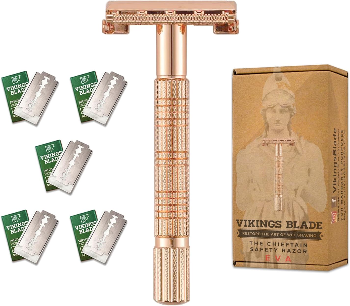 Amazon.com: Feather Stainless Steel Double Edge Razor AS D2 : Beauty ...