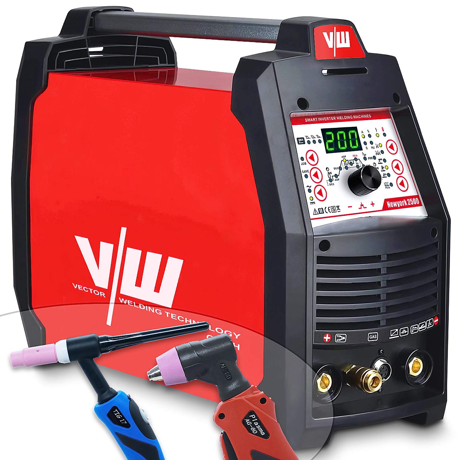 Buy Vector Welding Wig Welding Machine 200 Amp AC DC + Plasma Cutter 50 ...