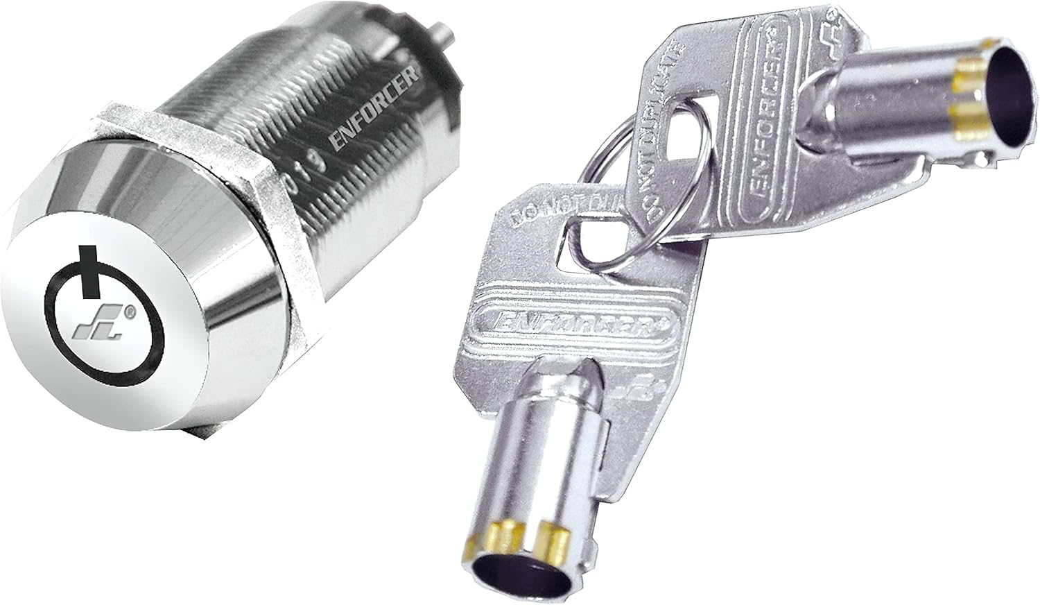 Amazon.com: SECO-LARM SS-095-1H1 High Security Tubular Key Lock Switch ...