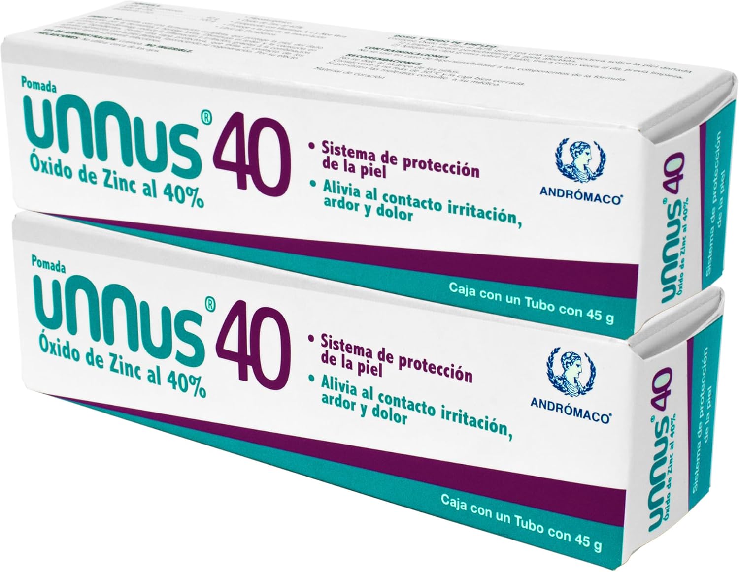 Unnus 40 Pack 2 Tubos de 45gr : Amazon.com.mx: Salud y Cuidado Personal