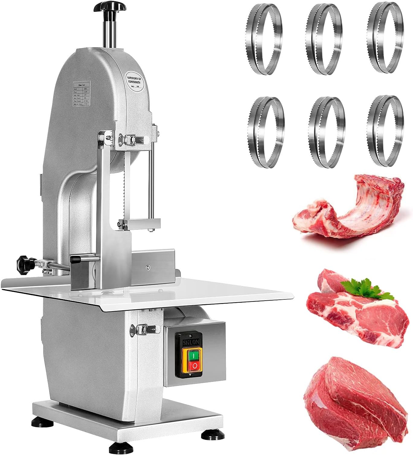 Amazon.com: LEM Products Electric Tabletop Meat Saw, Meat and Bone ...