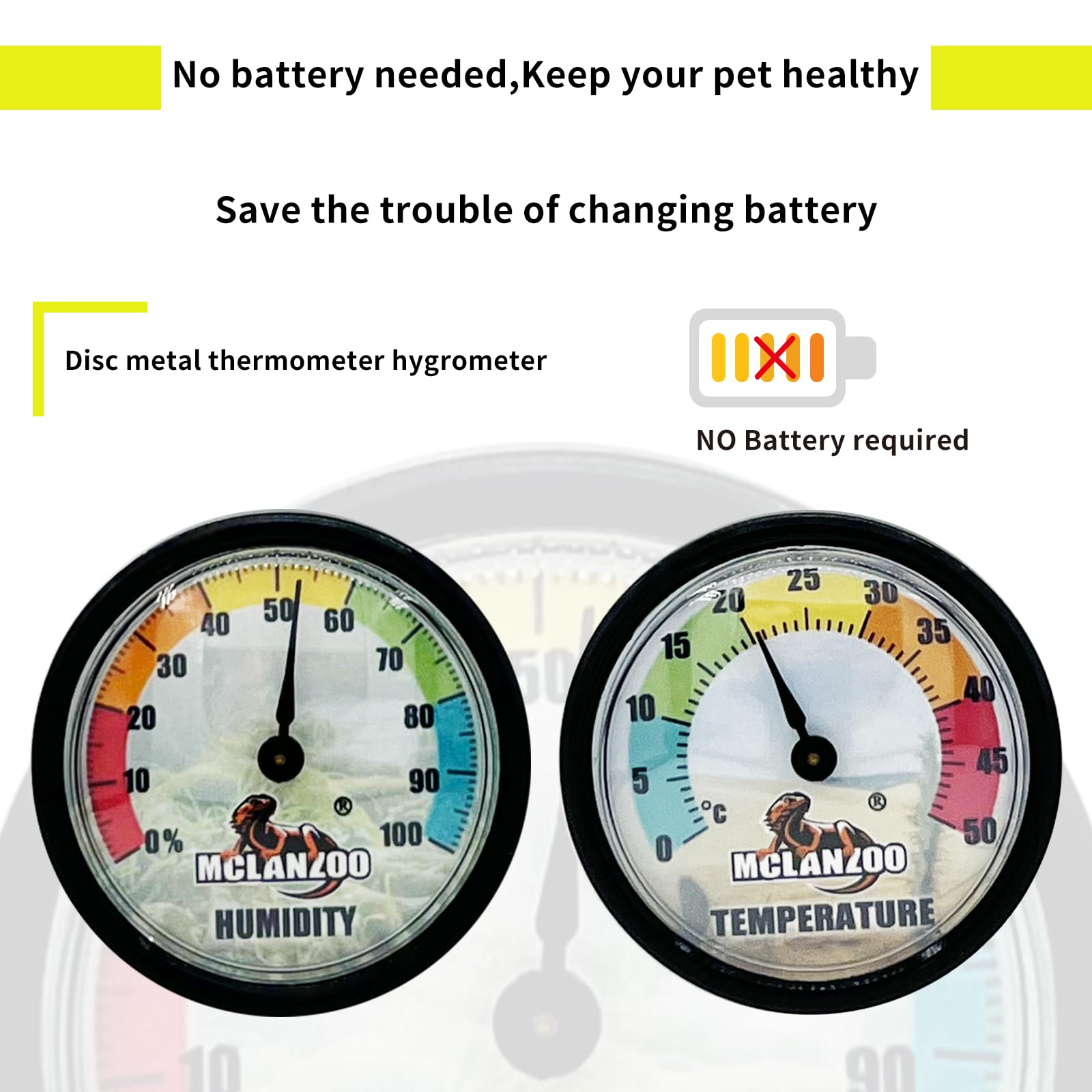 Snapklik.com : Reptile Terrarium Thermometer Hygrometer For Reptile ...