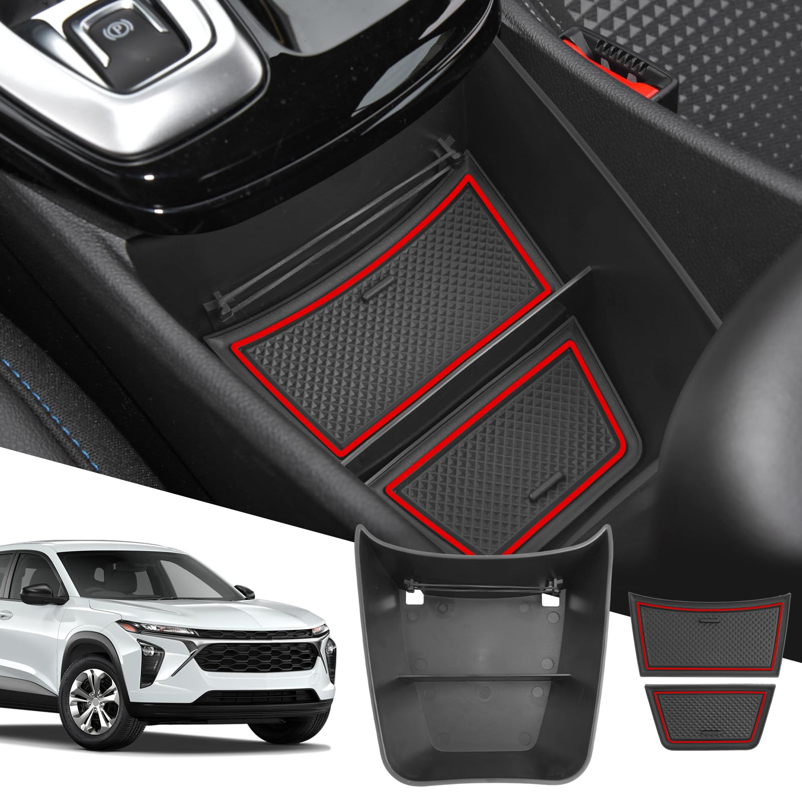 Snapklik.com : SXCY Fit For 2024 2025 Chevy Trax Center Console ...