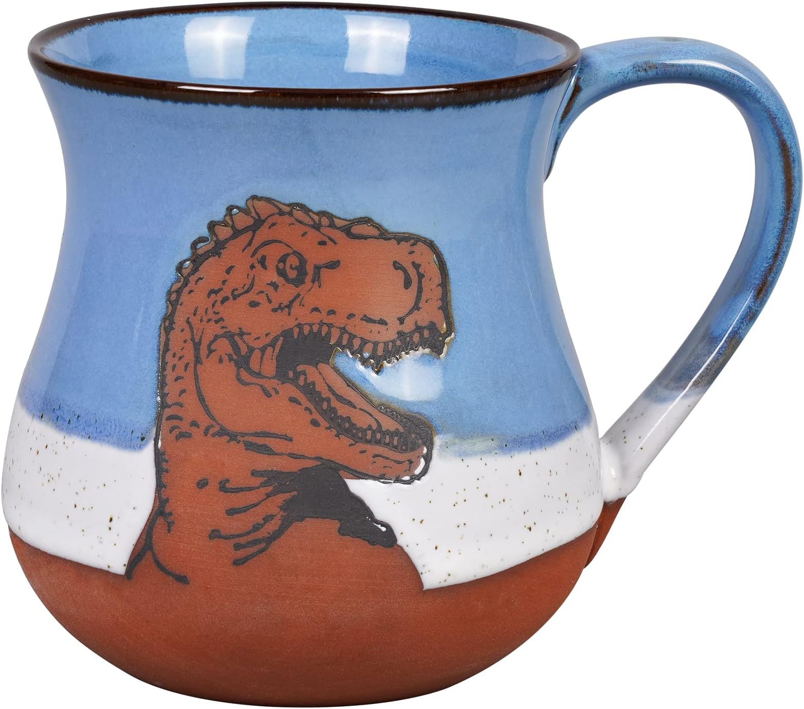 Amazon.com: Enesco Our Name is Mud “Tea Rex” Stoneware Coffee, 16 oz ...