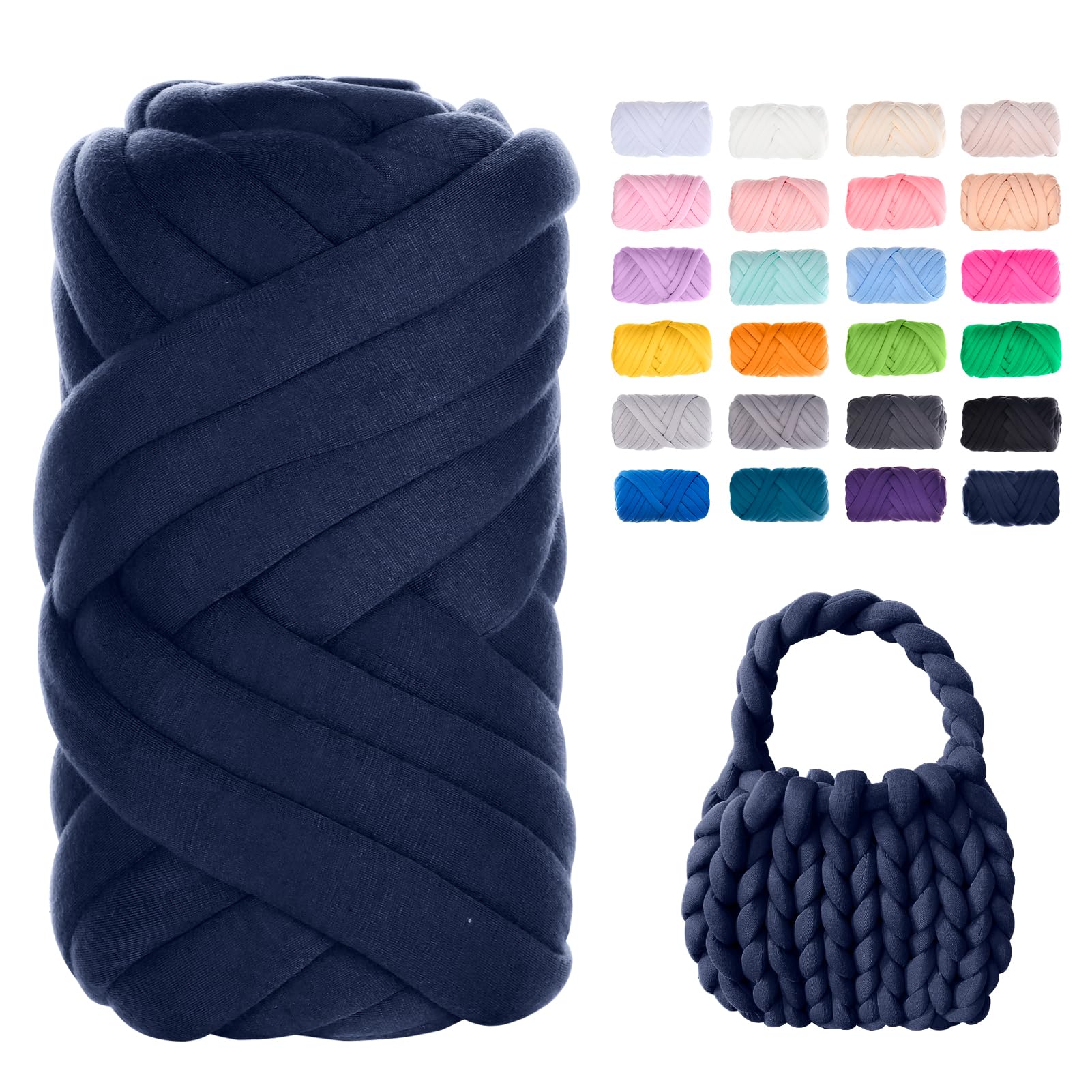 Amazon.com: JeogYong Chunky Yarn for Hand Knitting, 0.55lb/10 Yards ...