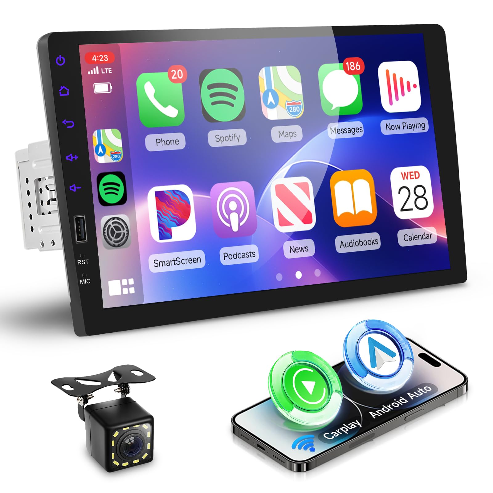 Hodozzy Single Din Car Stereo User Manual: 9-Inch IPS Touch Screen with ...