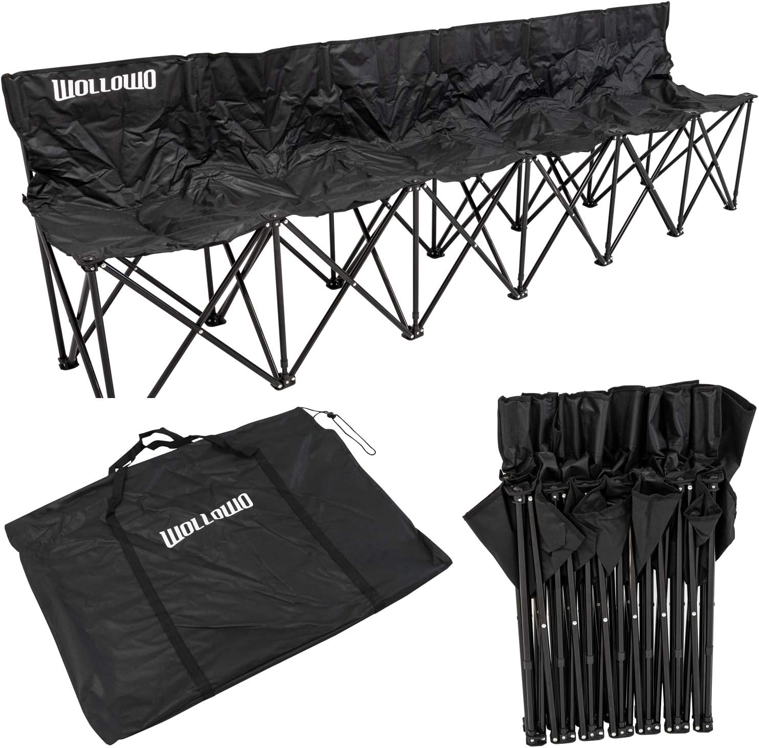 QUICKPLAY PRO Portable Folding Bench Range 2, 4, 6, 9 Seats & 6 Seat ...