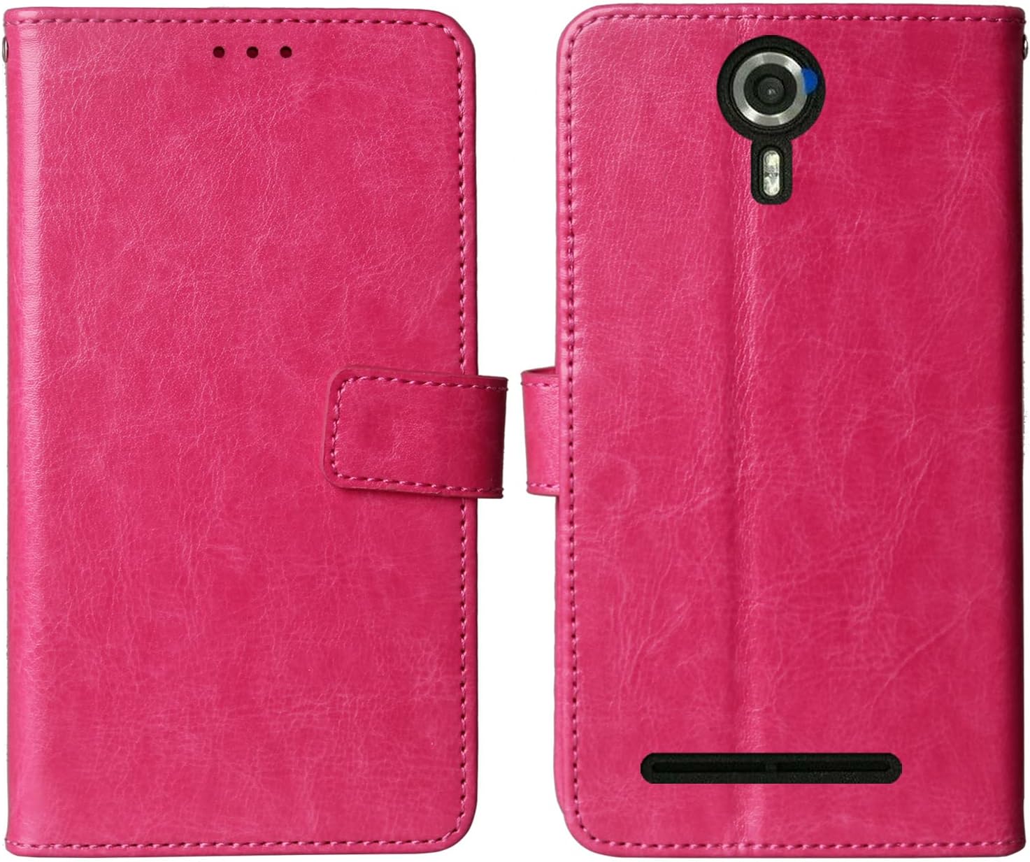 Amazon.com: Gukas Premium Flip Leather Case Wallet Magnetic Phone Cover ...