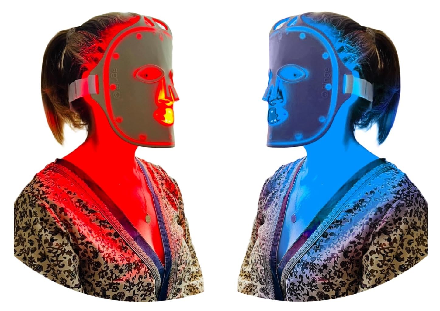 Amazon.com: Fringe Red Light Face Mask, Both Red Light 660nm and ...