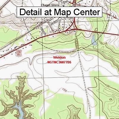 Amazon.com : USGS Topographic Quadrangle Map - Weldon, North Carolina ...
