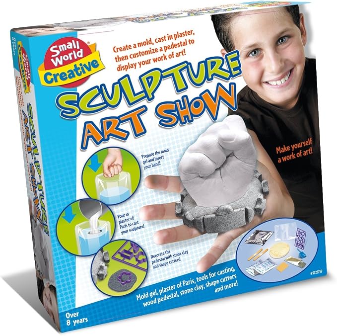 Amazon.com: Small World Toys Creative - Sculpture Art Show Art & Craft ...
