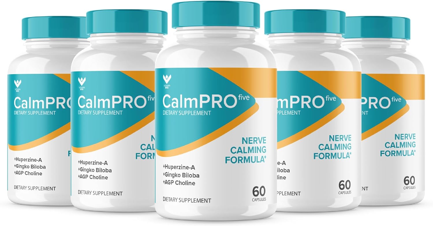 Amazon.com: (5 PACK) CALMPRO5, Natural Nerve Calm Aid Supplement | 2025 ...