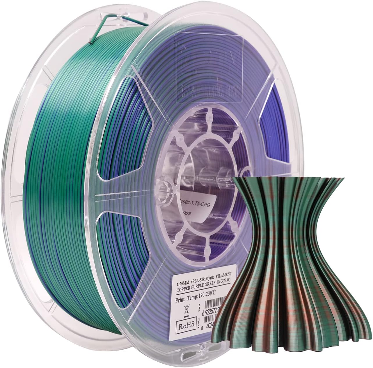 Bambu Lab 3D Printer Filament, 1.75mm PLA 3D Printing Filament ...