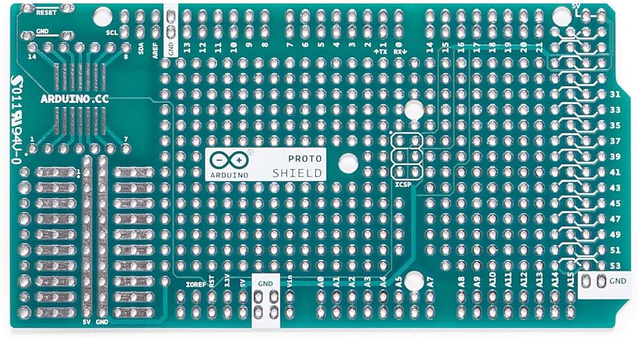 Amazon.com: Arduino Mega Proto Shield REV3 (PCB) [A000080 ...