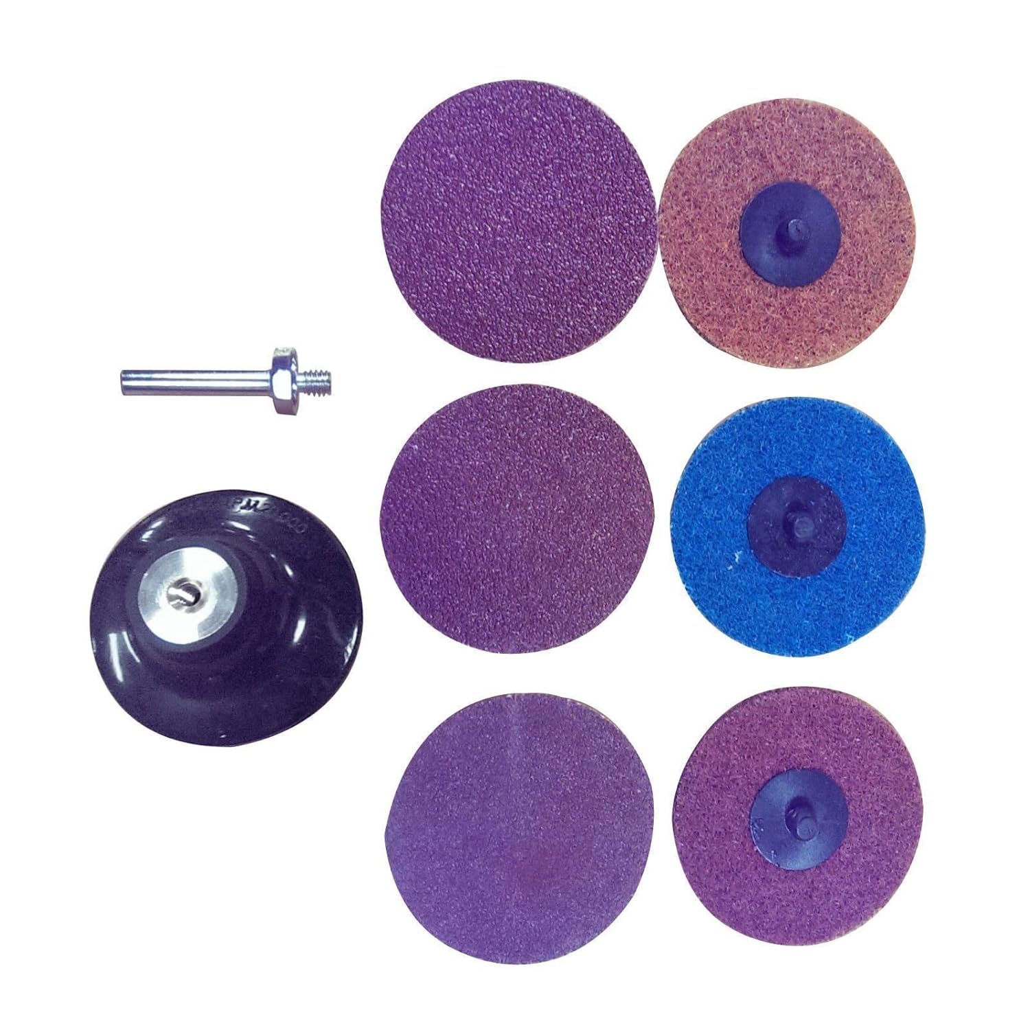 for 3" Round End Surface Sander Sanding Conditioner Kit Discs Flat ...