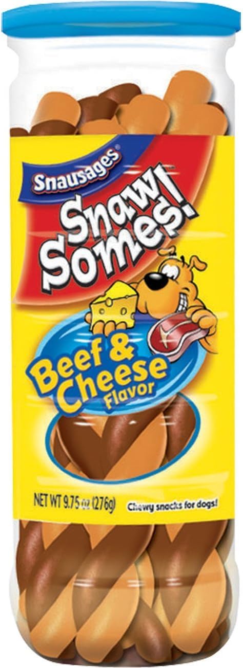 Amazon.com: Snausages in a Blanket Dog Snacks Beef and Cheese, 25 oz ...