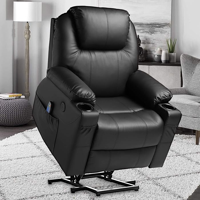 Buy OKIDA Power Lift Chair Electric Recliner for Elderly Heated ...
