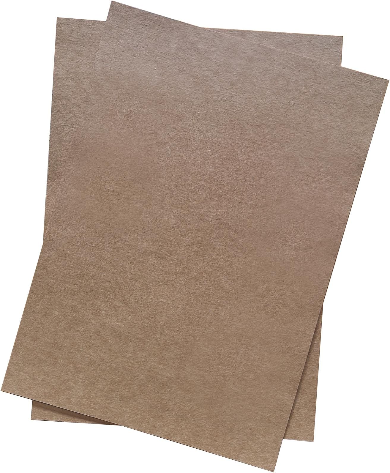 40 Sheets, 300gsm - Brown Kraft Paper Thick Cardstock A4 Card : Amazon ...