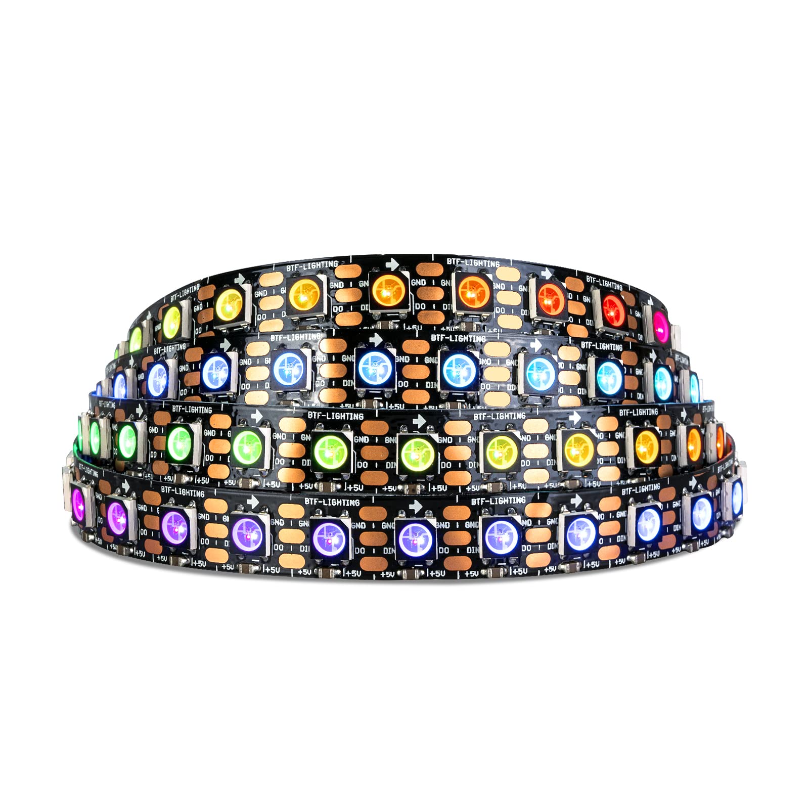 Amazon.com: SEZO WS2812B LED Strip Light 3.3FT 100LEDs DC5V Individual ...