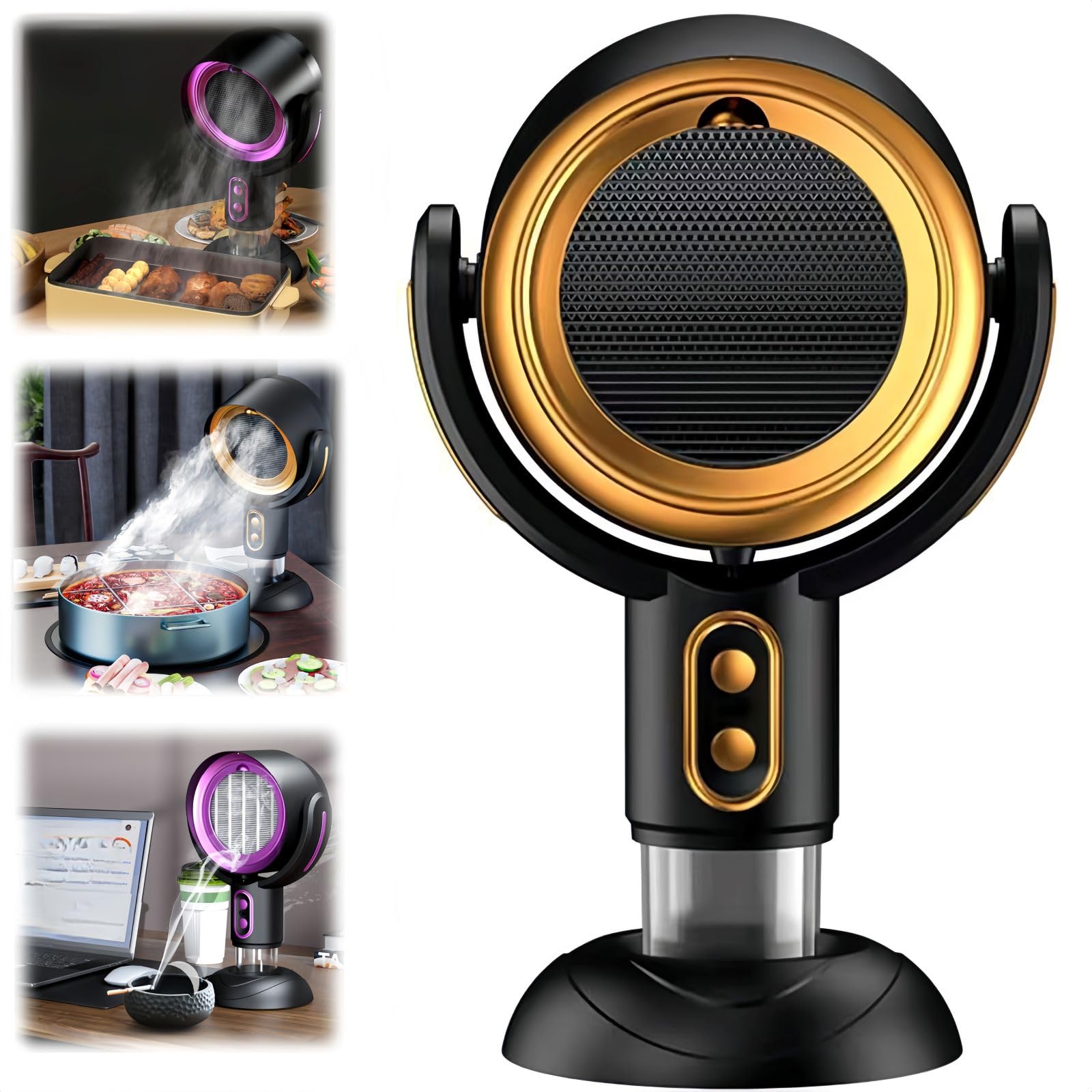 Amazon | 2025 for Smoke Fan, Portable Hide Smoke Fan, Rechargeable ...