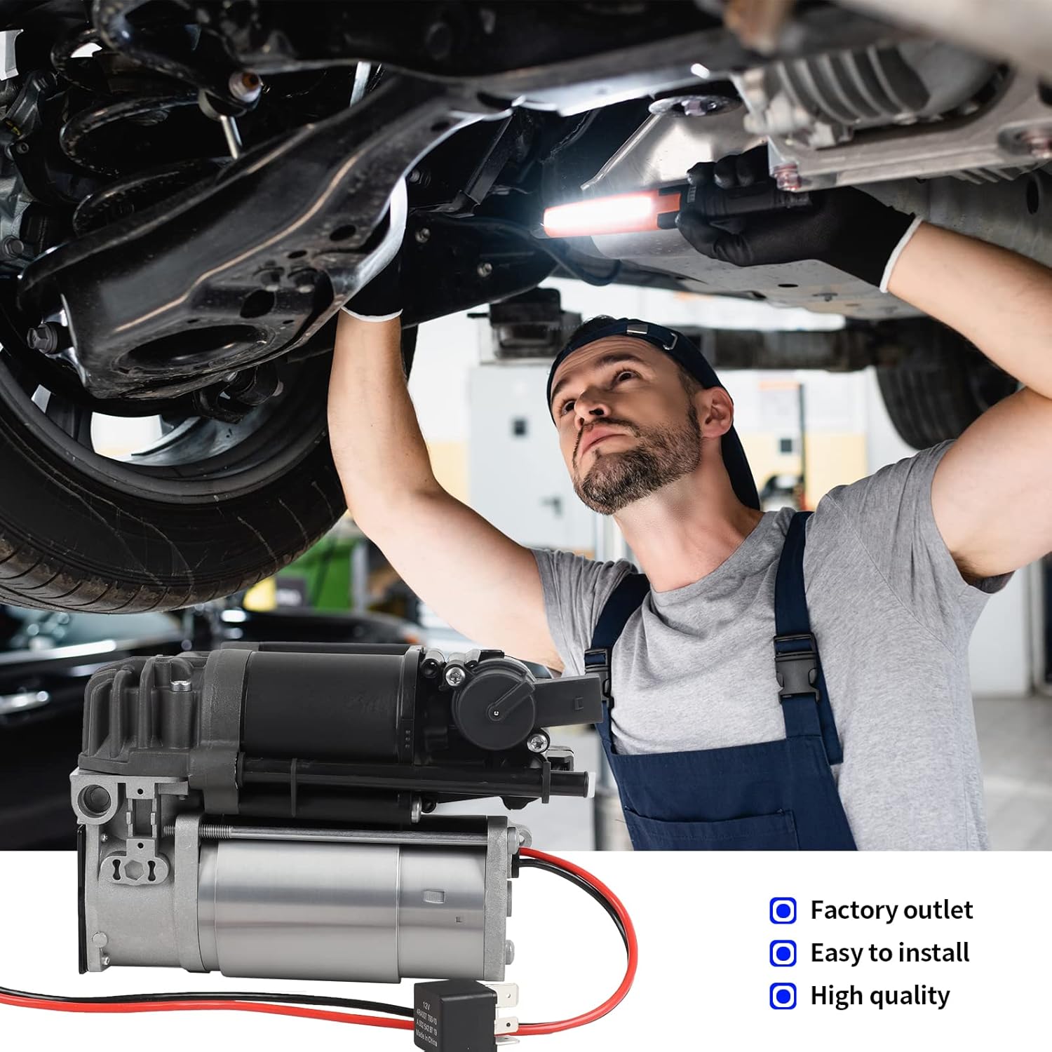 Buy RXLUCKIES Compatible with Air Suspension Compressor Mercedes-Benz ...