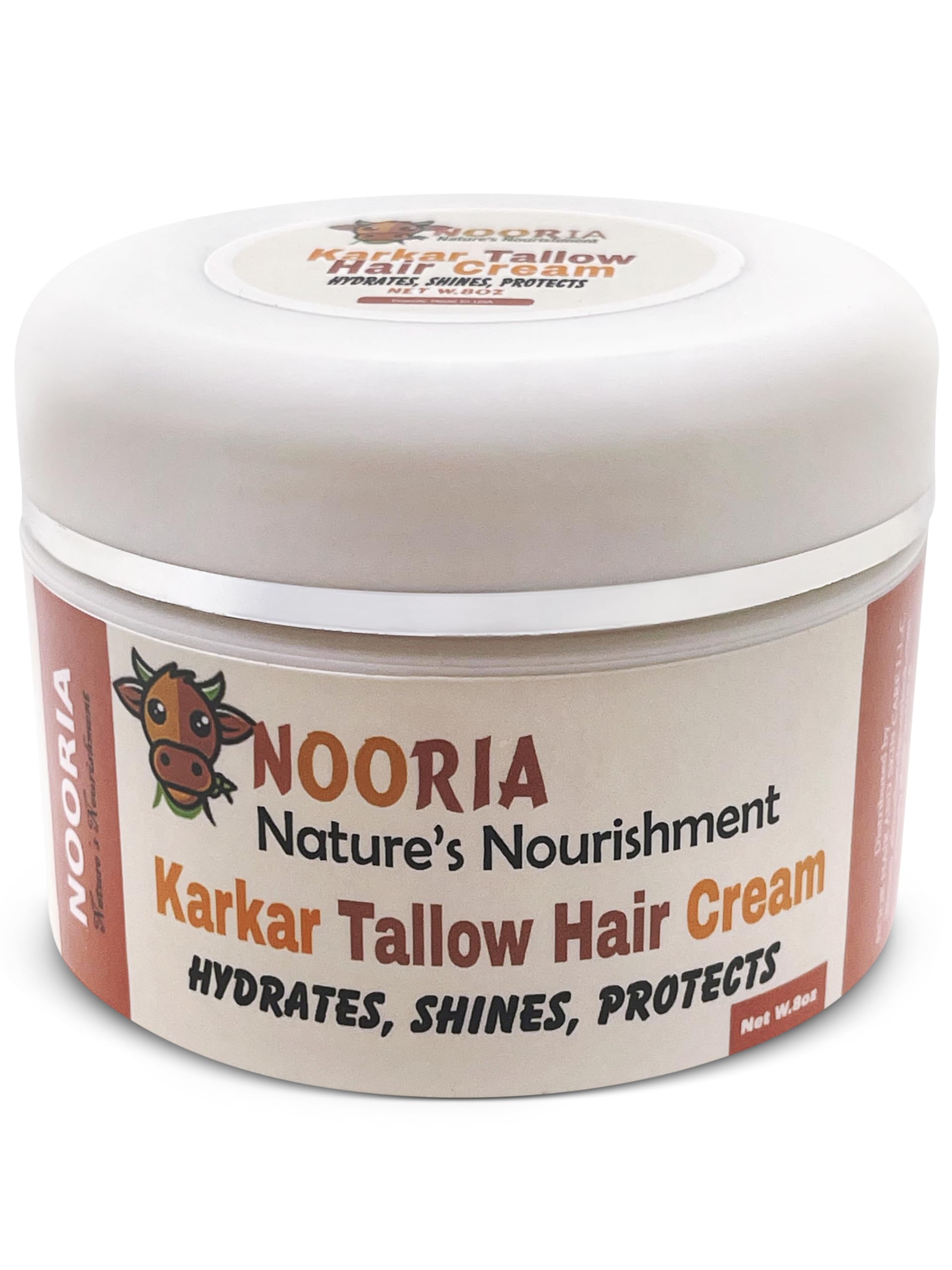 Amazon.com : NOORIA Karkar tallow Hair Growth Cream Organic 100% All ...