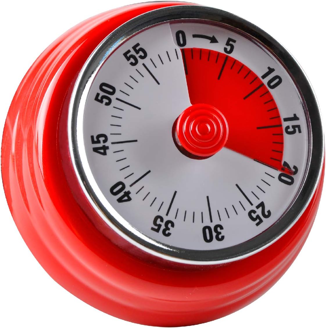 Eddingtons Retro Magnetic Timer Red : Amazon.co.uk: Home & Kitchen