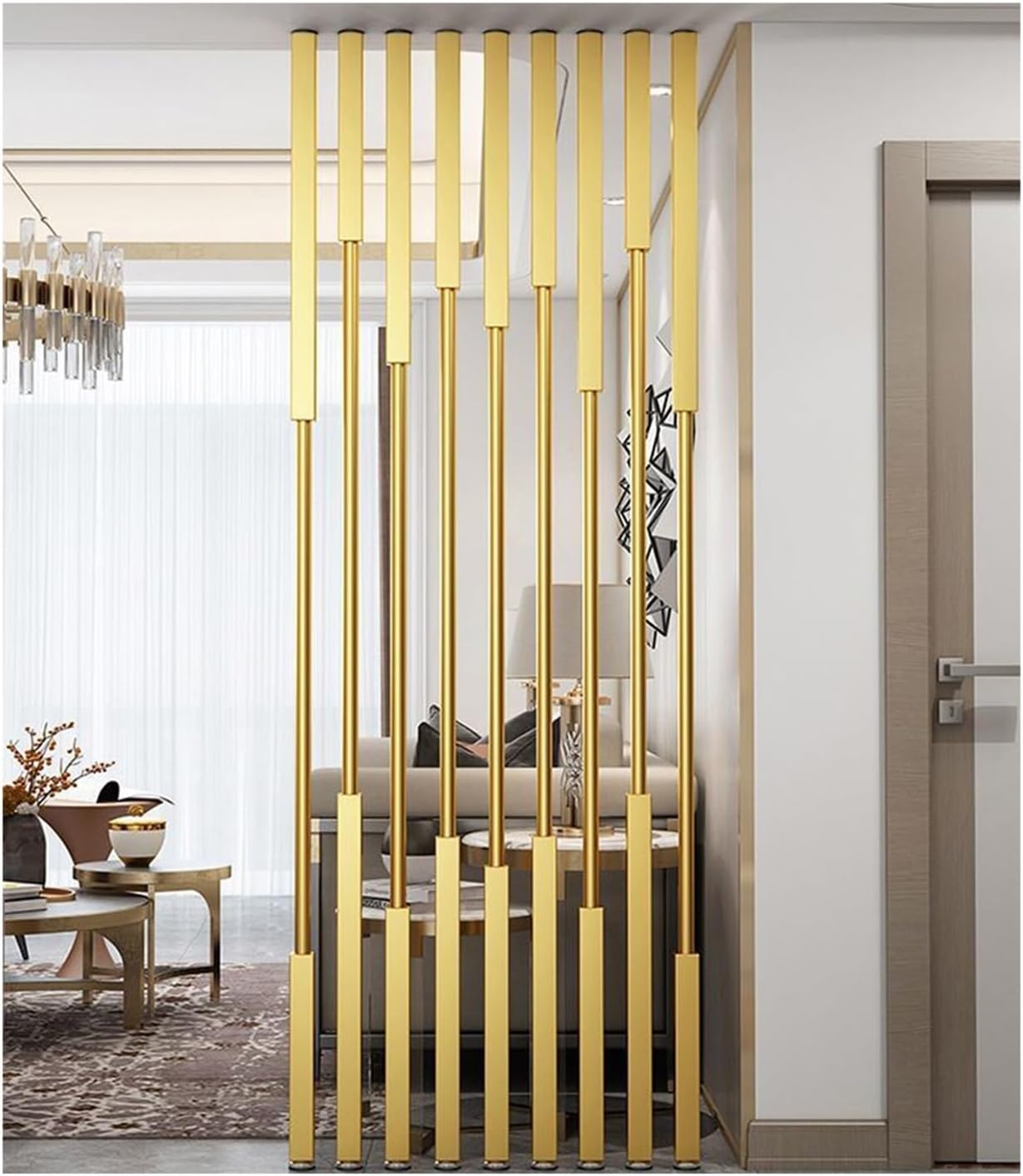 Amazon.com - Floor to Ceiling Room Divider Wooden Slats 2ft 3ft 4ft 5ft ...