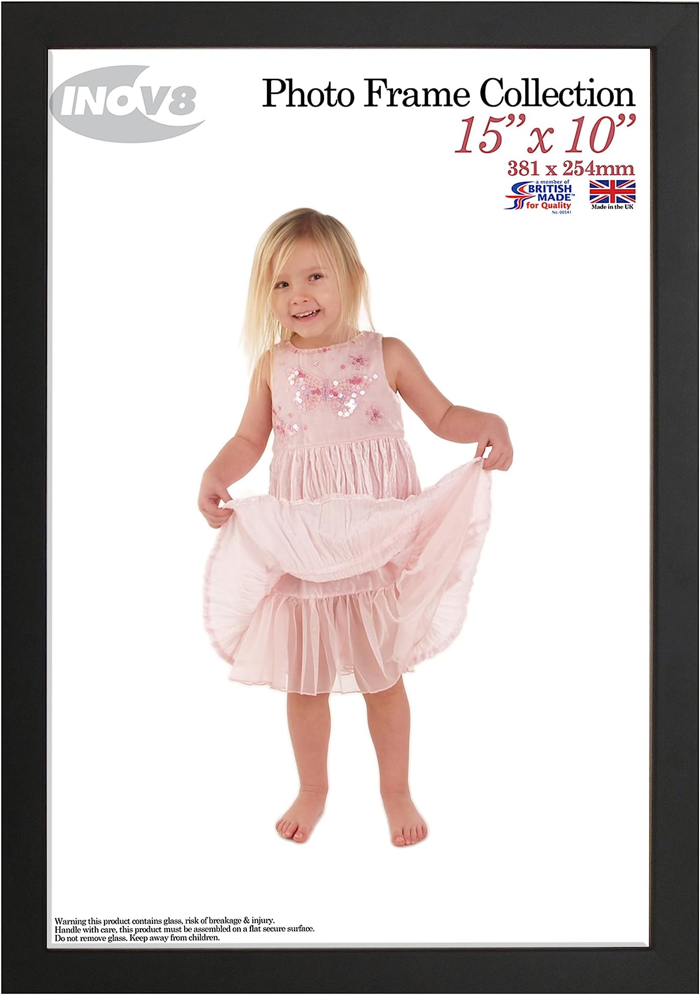 Modern Poster Frames Picture Frames Black White Oak Silver (Black ...