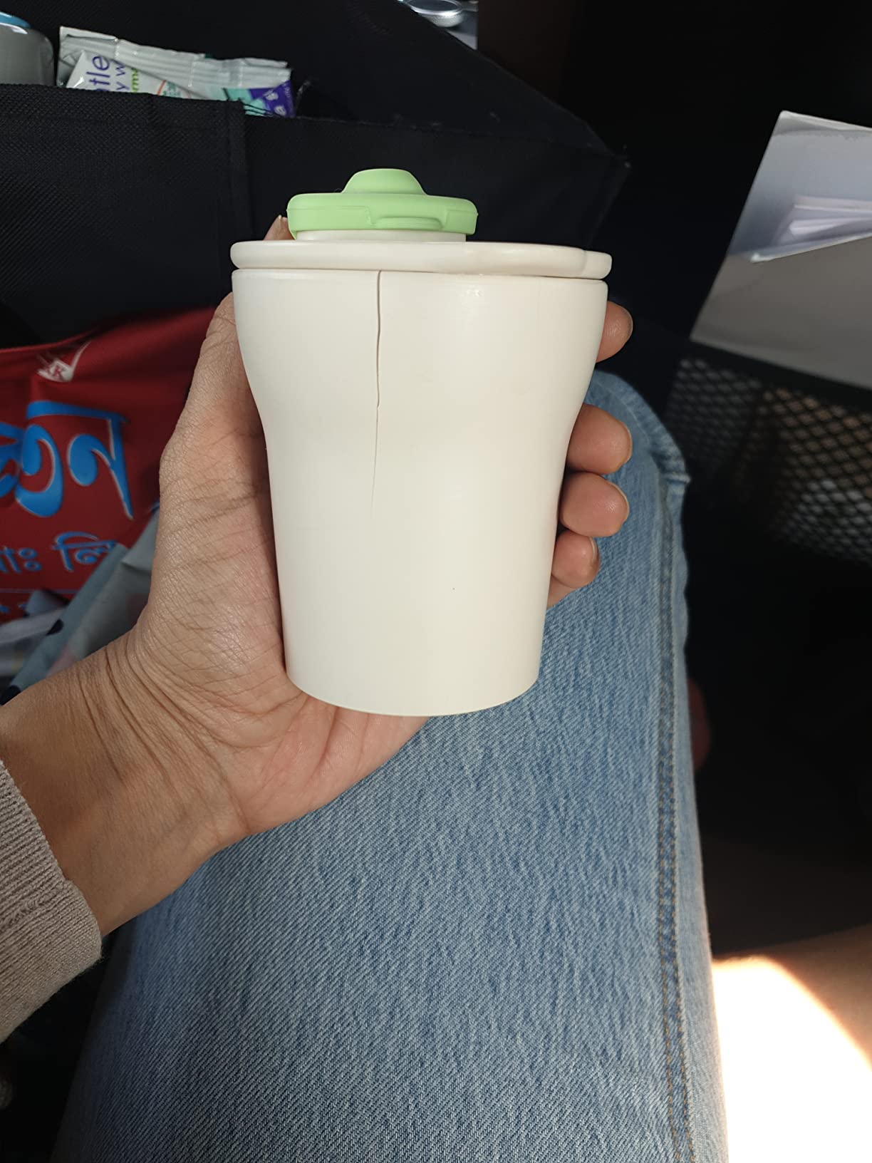 Buy Mini 1-2-3 Sippy Cup for Babies, A Plastic-Free Cup with Food-Grade ...