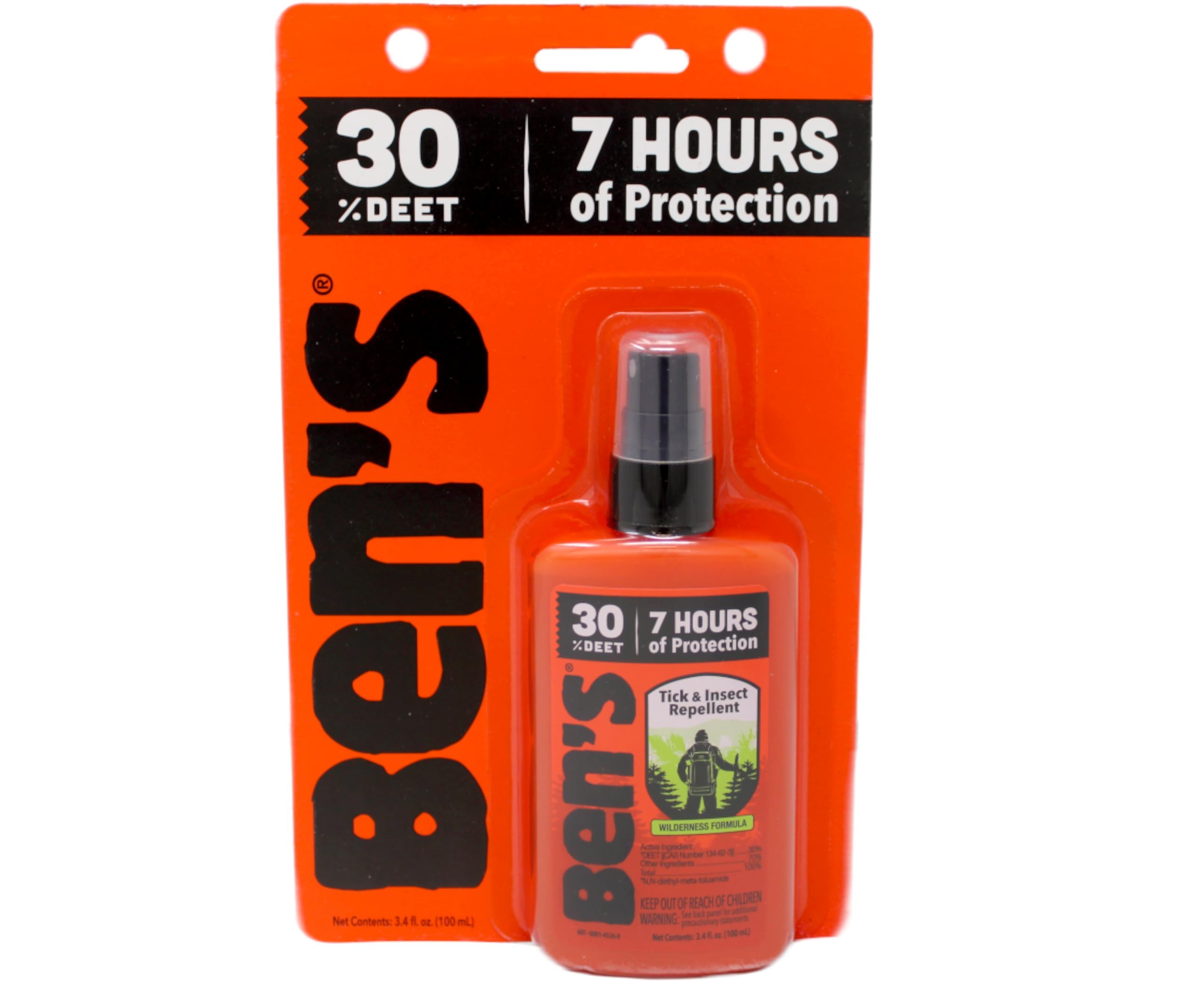 Amazon.com: Ben's 30% Deet Insect Repellent Spray, 3.4 Fl Oz (Pack of 3 ...