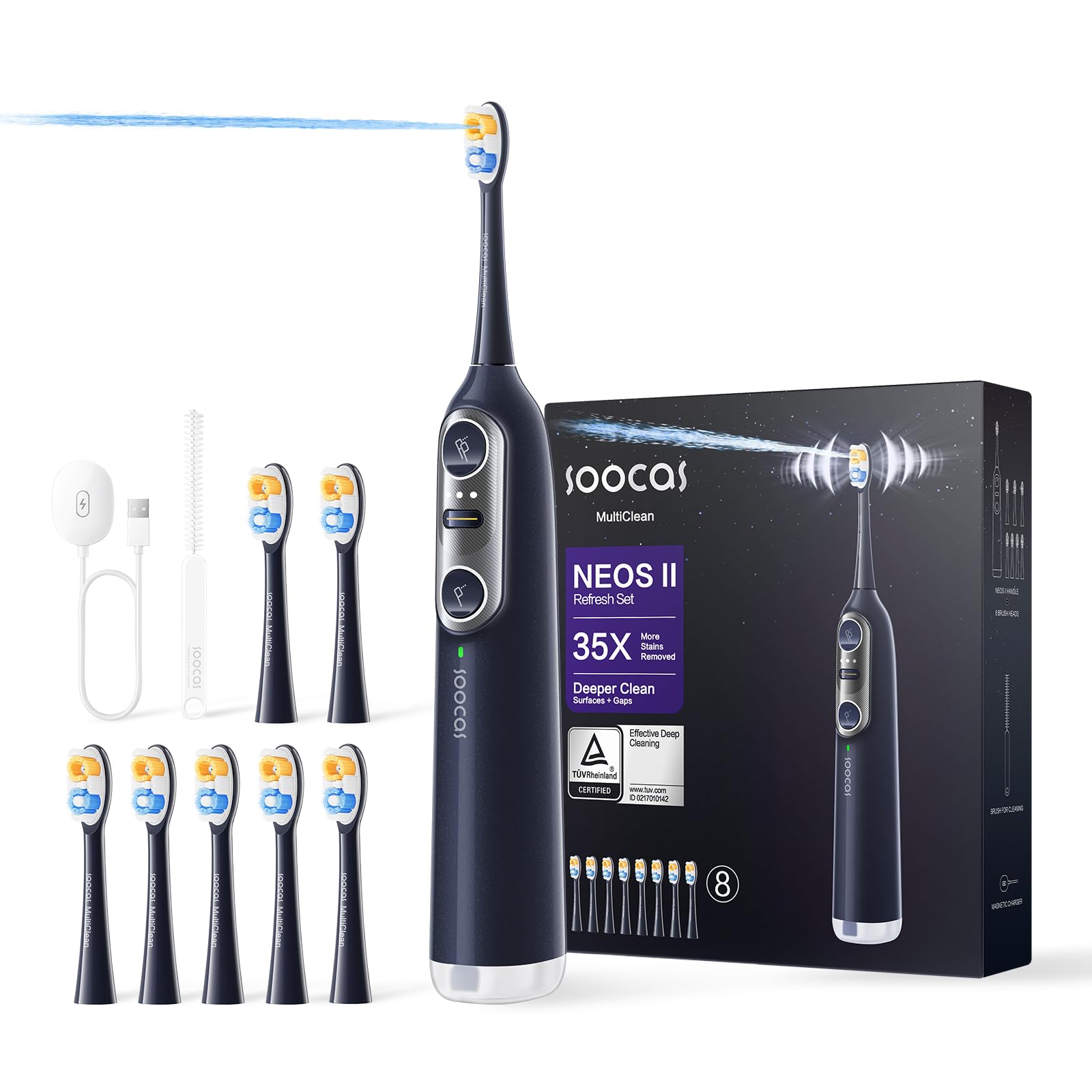 Amazon.com: Soocas NEOS II Refresh Set - Electric Toothbrush with Water ...