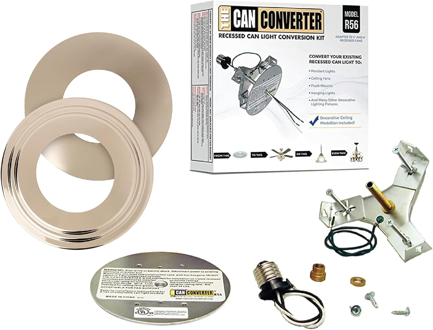 The Can Converter - R56, Complete Recessed Can Light Conversion Kit ...