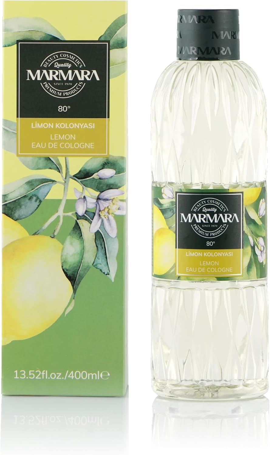 MARMARA Citron 400 ml Eau parfumée turque | Aftershave | Eau de Cologne ...