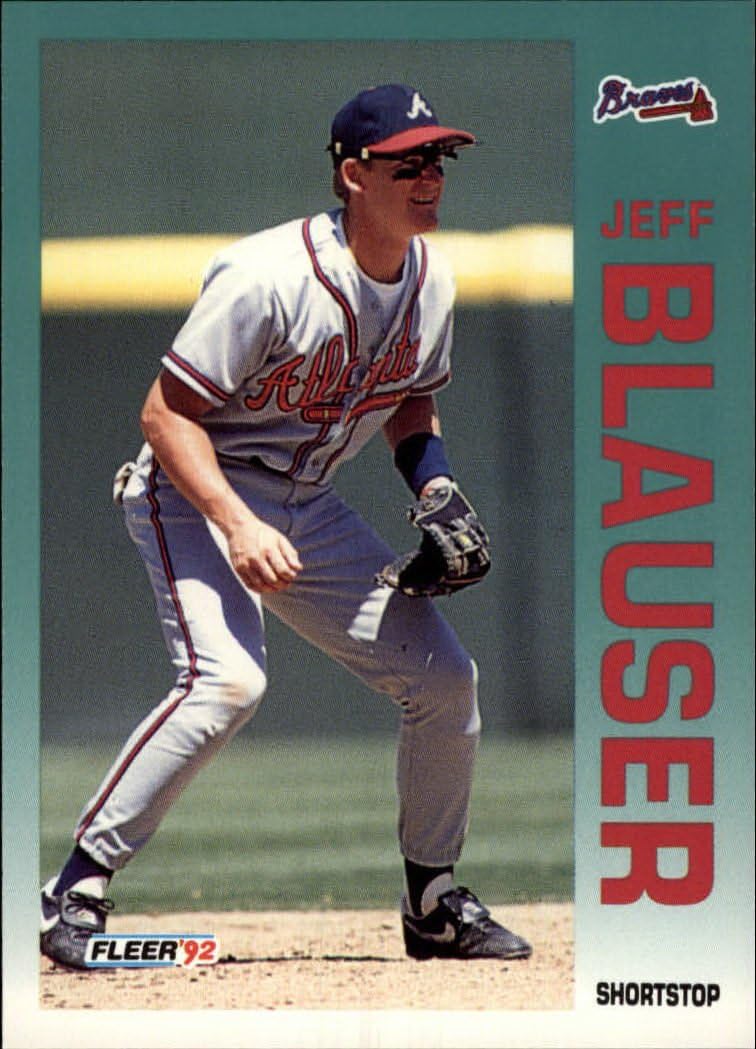 Amazon.com: 1992 Fleer Baseball Card #353 Jeff Blauser : Collectibles ...