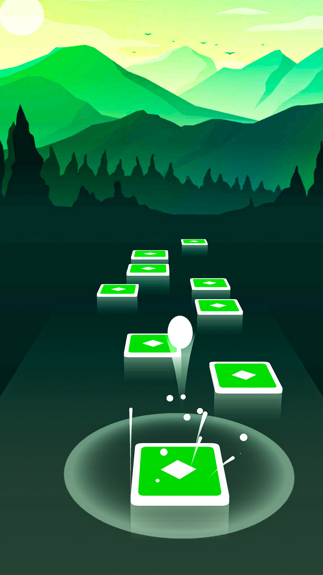 Dancing Ballz Tiles Hop Music Road Rhythm Game: Bouncy Ball Breakdance ...