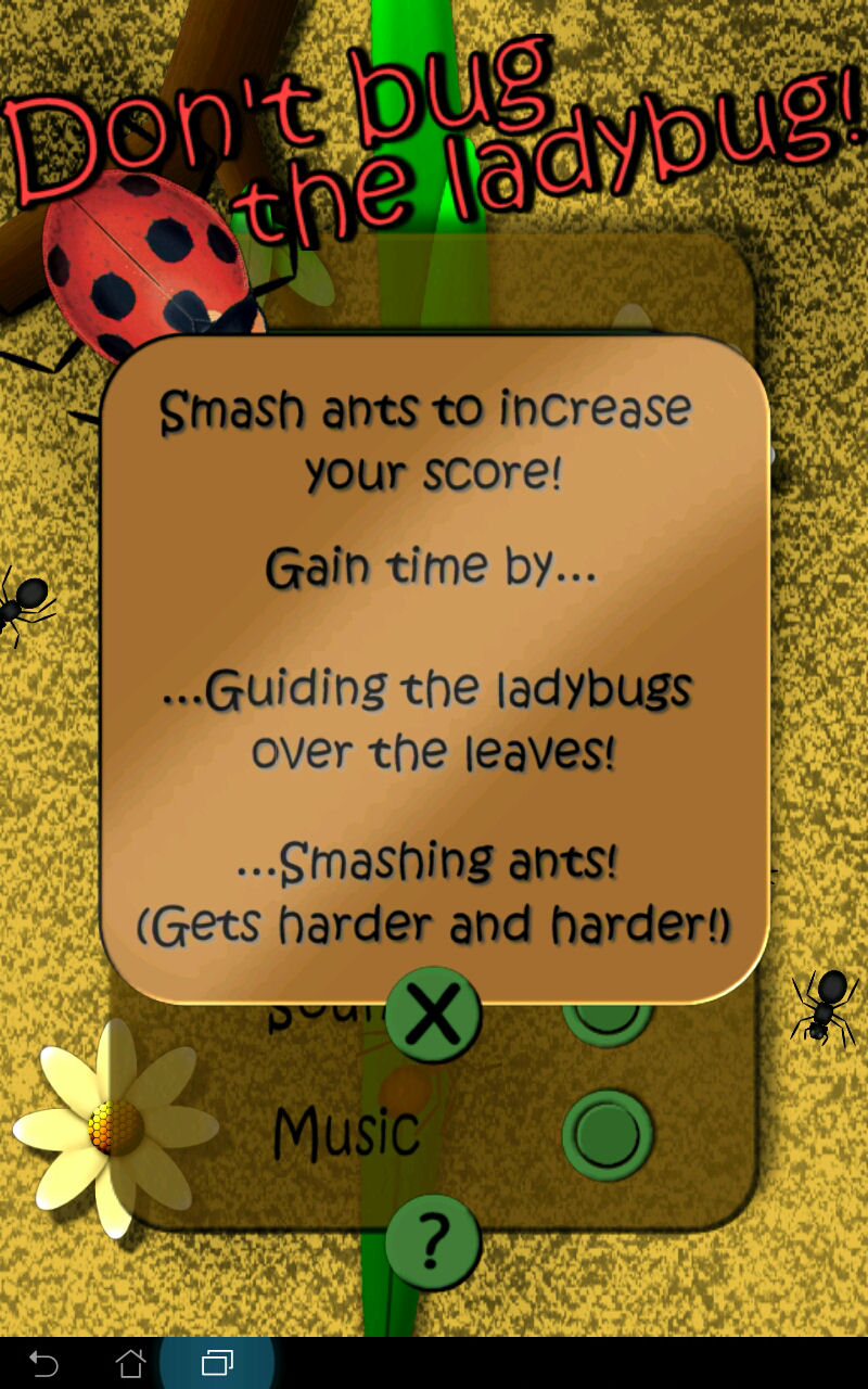 Don't bug the ladybug! - App on Amazon Appstore