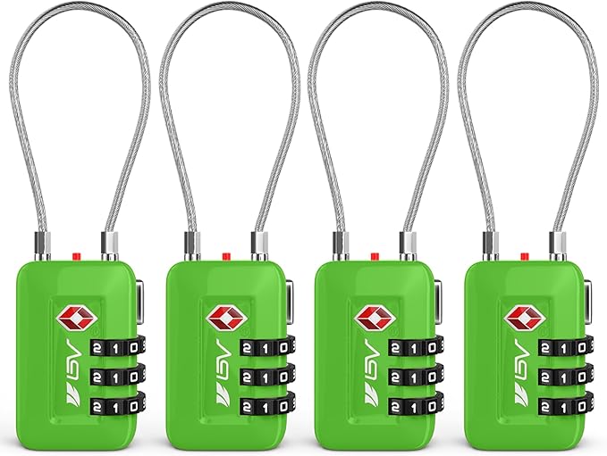 Amazon.com: TSA Accepted Luggage Travel Lock, Set-Your-Own Combination ...