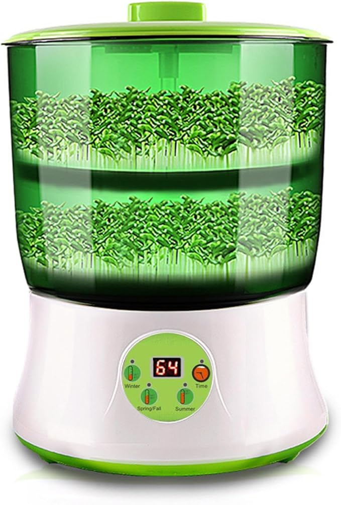 Sprout Machine - Automatic Seed Sprouter | Double-Layer Bean Sprouts ...