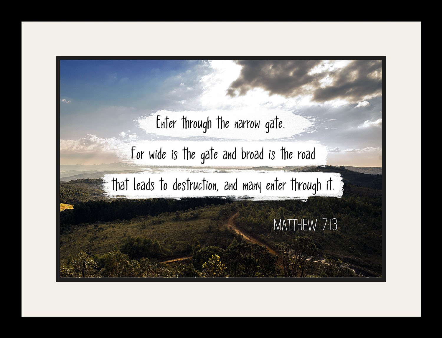 The Road Is Narrow Bible