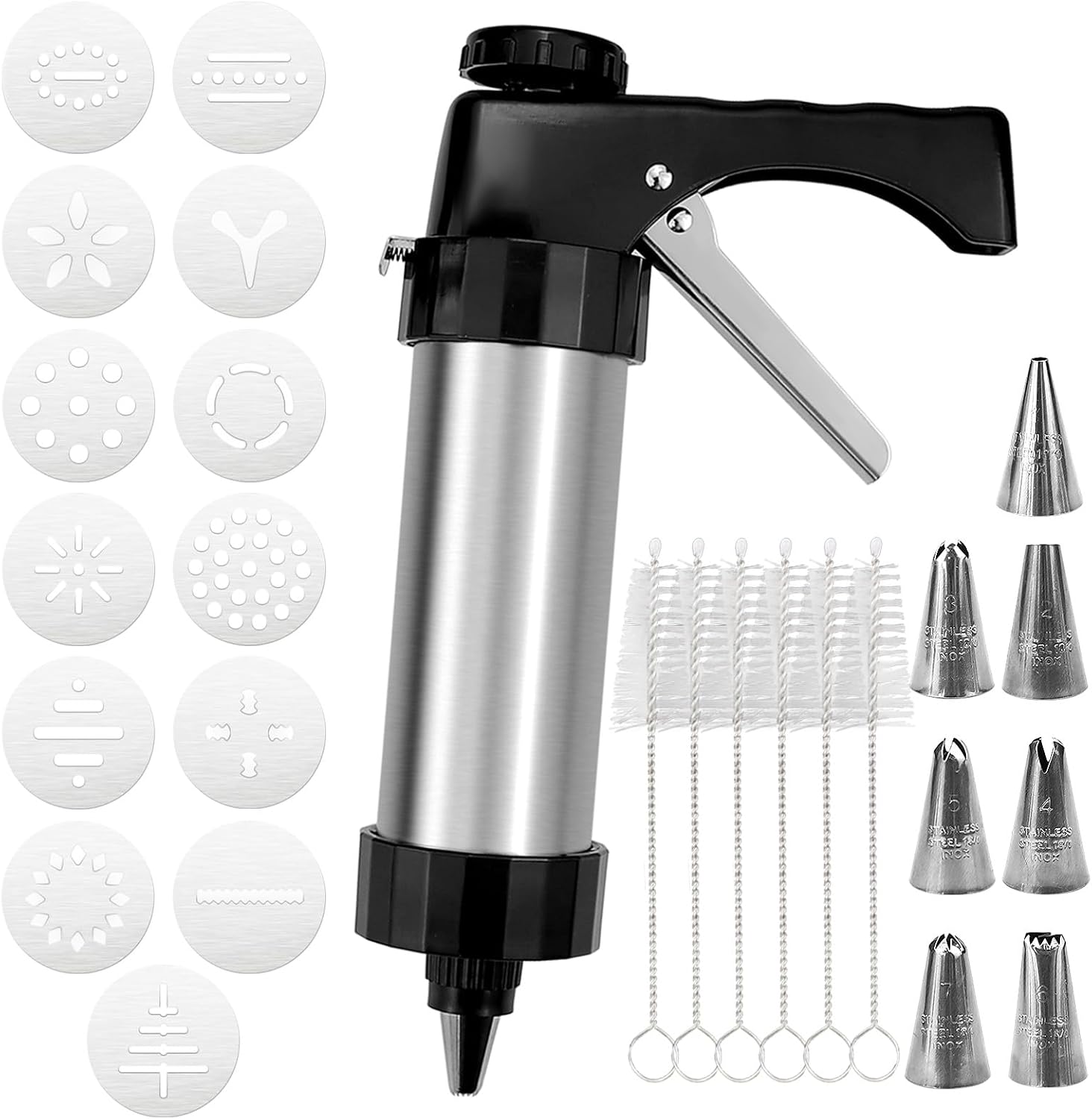Amazon.com: Cookie Press, Cookie Press Gun for Baking, Spritz Cookie ...
