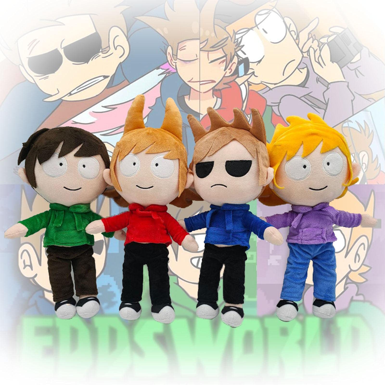 Xiaomomo521 Eddsworld Plush Tom Cute Cartoon Eddsworld Plushies Tord ...
