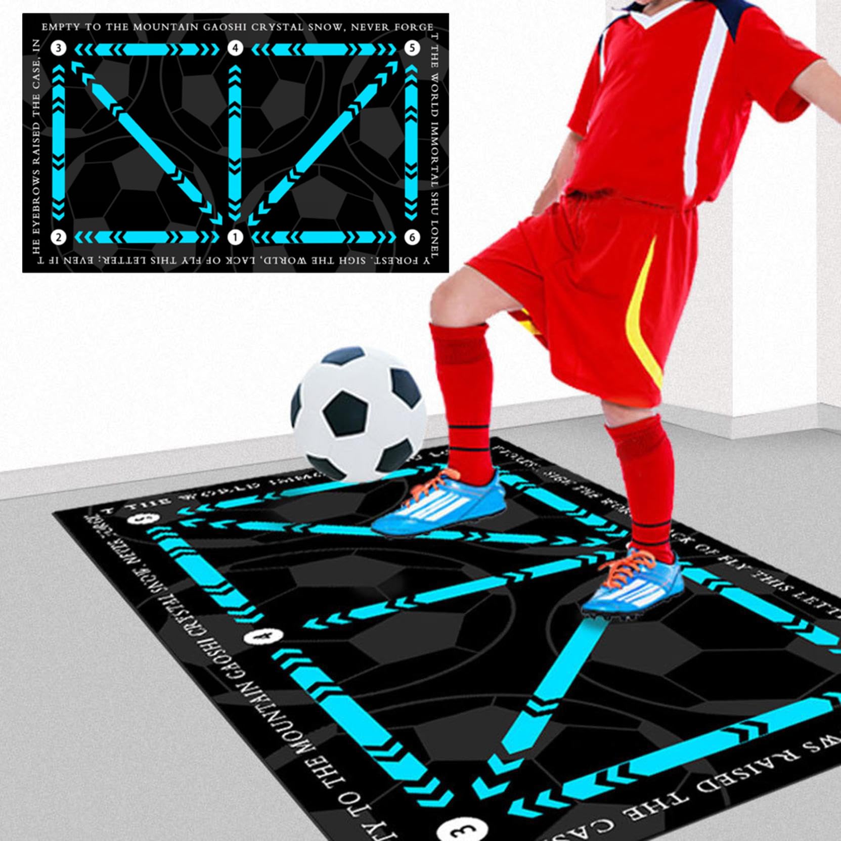 2024 Football Mat Training Ball Control Football Training Accessories ...