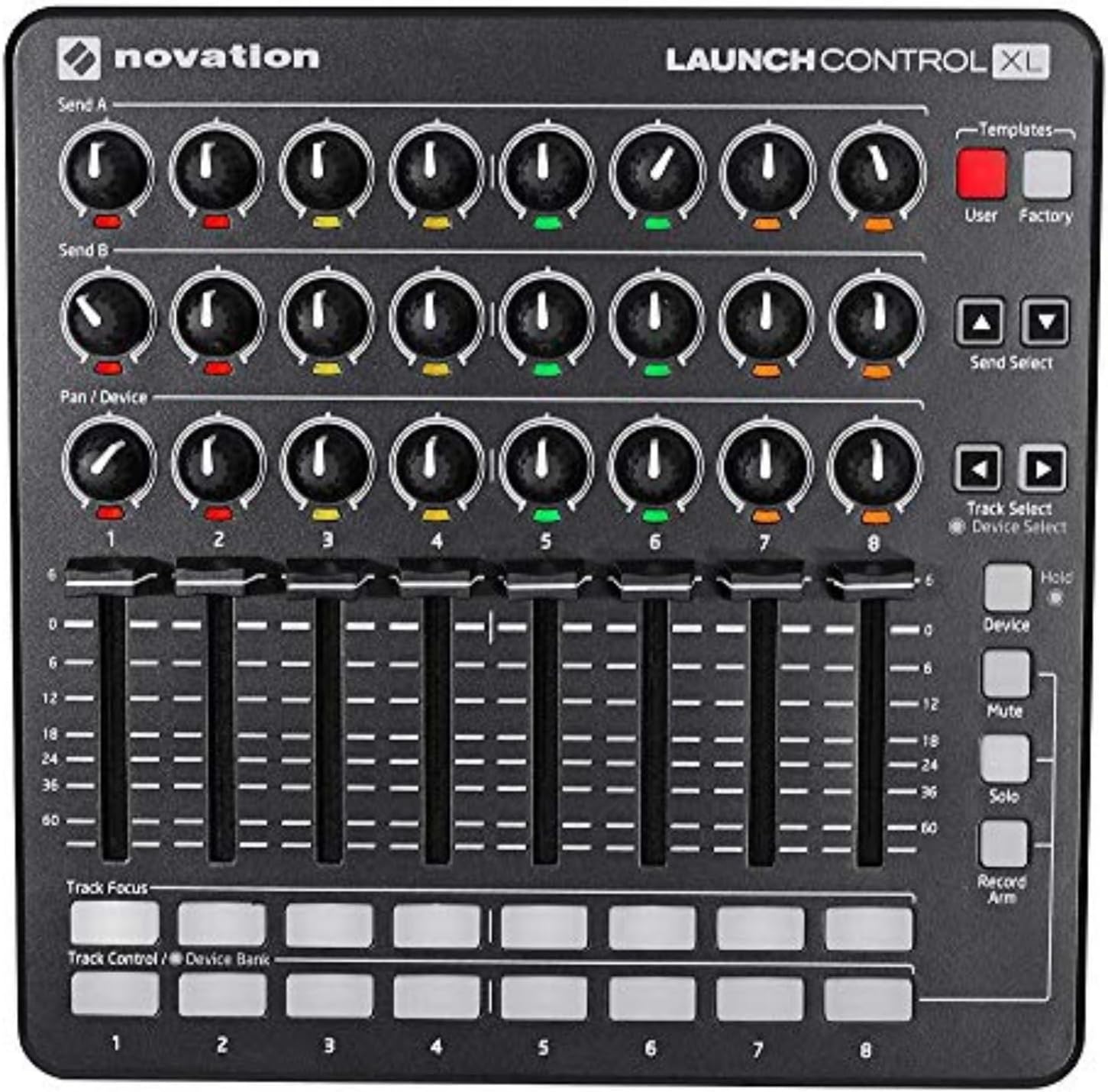 Novation AMS-LAUNCH-CONTROL-XL MIDI USB Ableton Live Controller (Black ...
