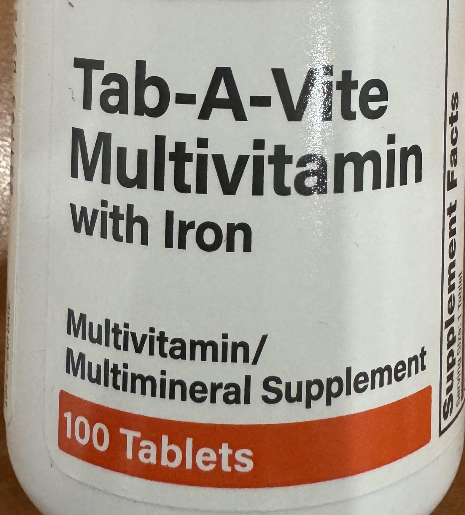 Amazon.com: Tab-A-Vite Multivitamin with Iron Multimineral Supplement ...