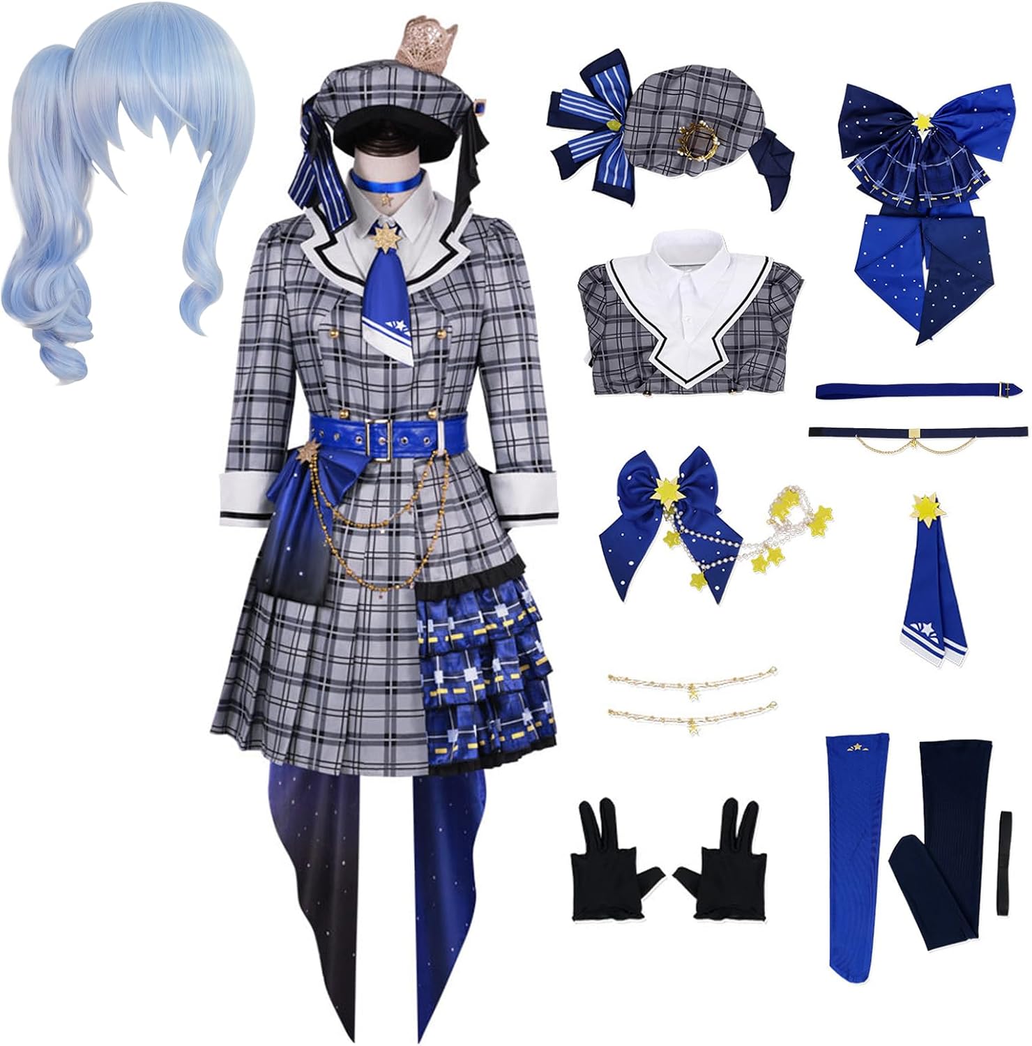 Hoshimati Suisei Cosplay Costume Vtuber Hololive Philippines | Ubuy